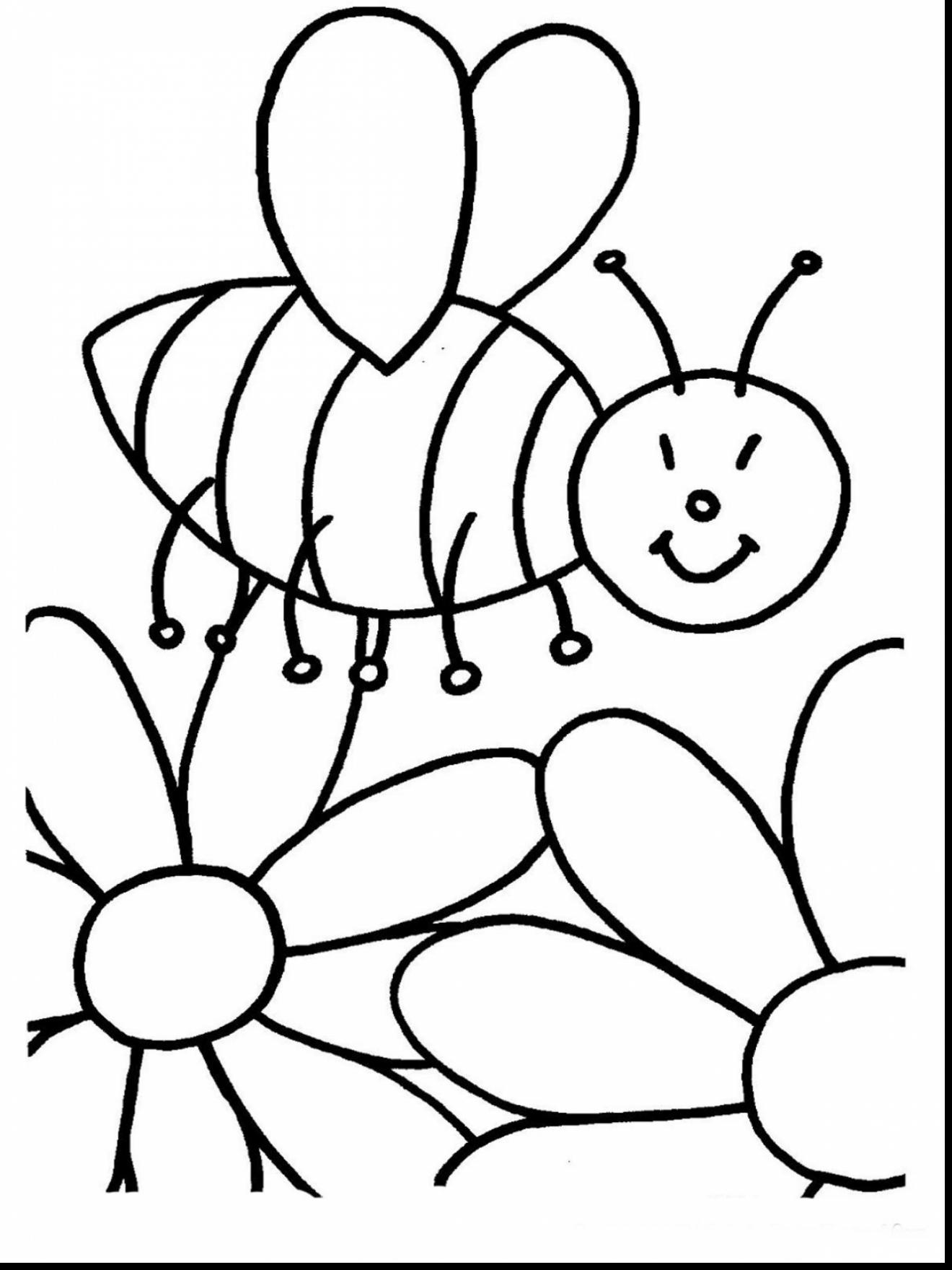 Easy Coloring Pages For Kids At GetDrawings Free Download