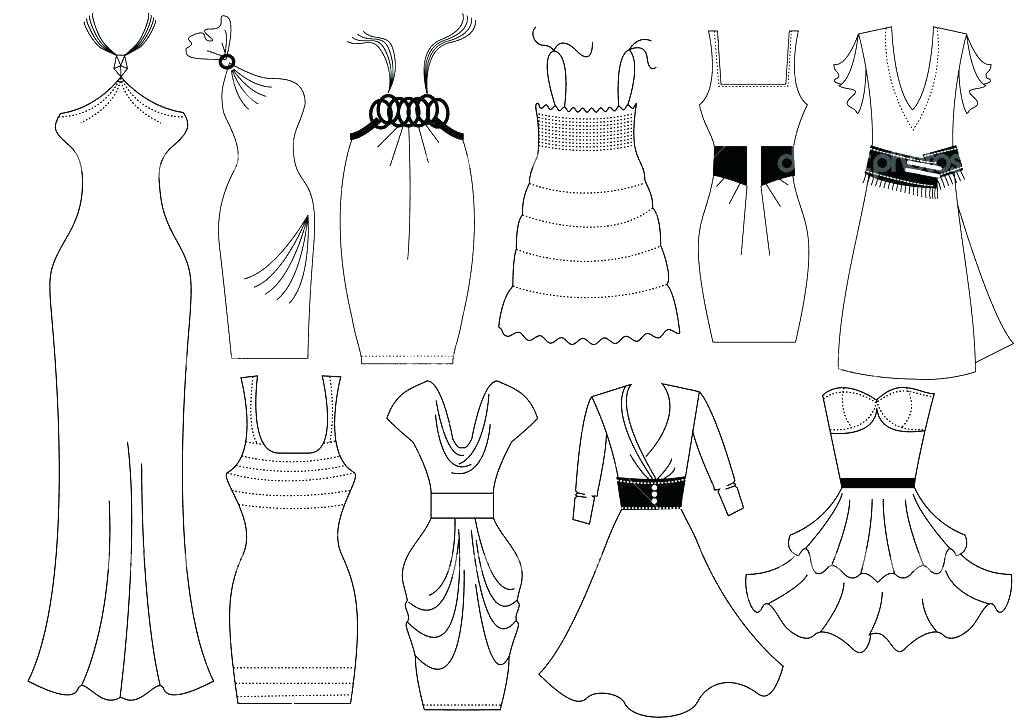 The Best Free Dress Coloring Page Images Download From 1091 Free