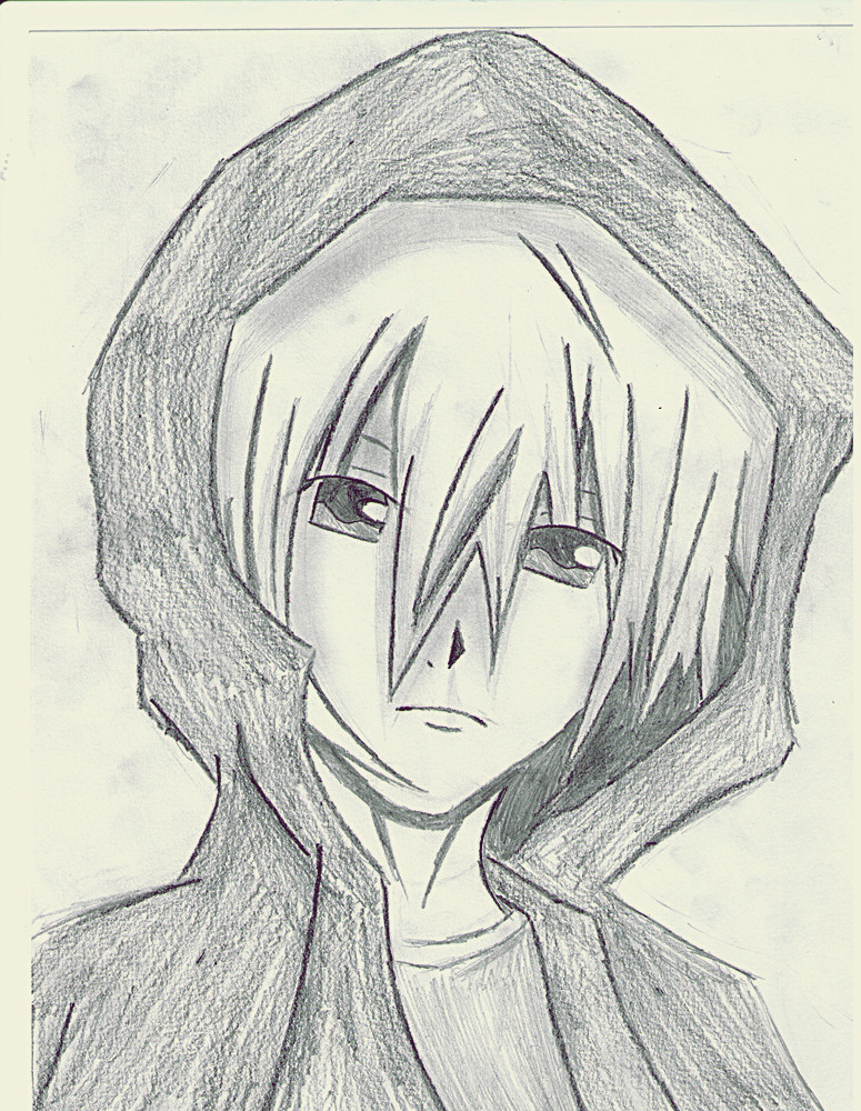 Pencil Drawing Anime Boy Phuong Hammette
