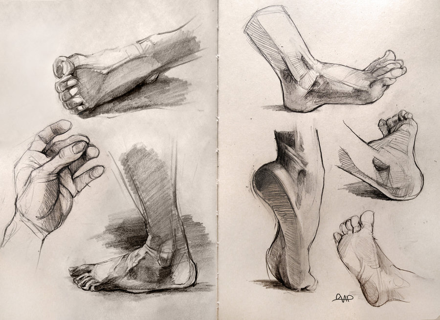 Foot Drawing At GetDrawings Free Download