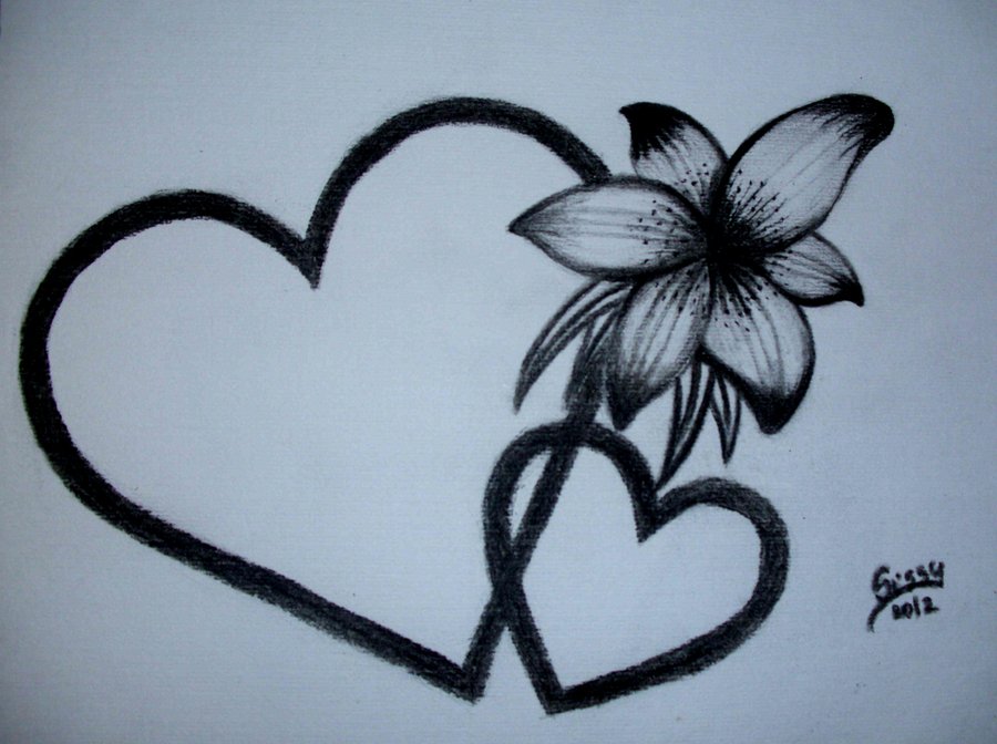 Hearts And Flowers Drawing At GetDrawings Free Download Hearts And Flowers Drawing At GetDrawings Free Download