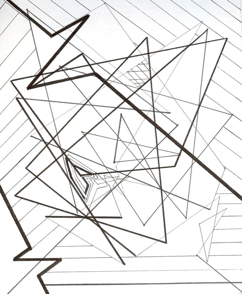 Geometric Line Drawing At GetDrawings Free Download