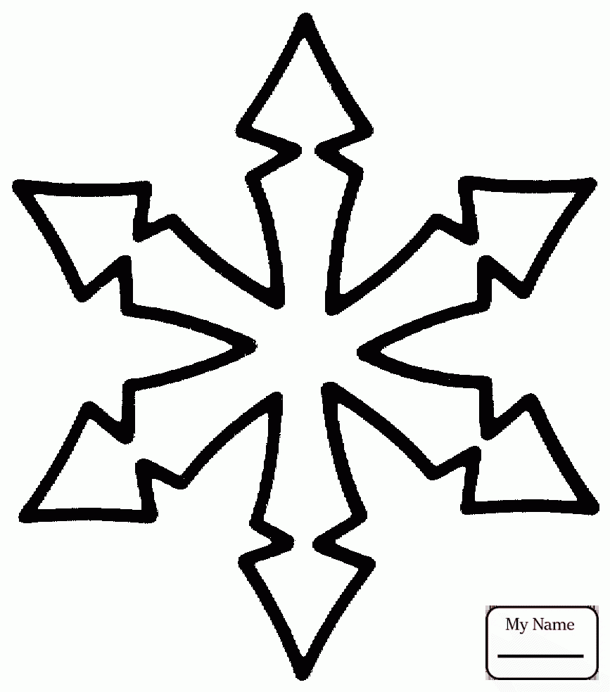 Simple Snowflake Drawing At GetDrawings Free Download