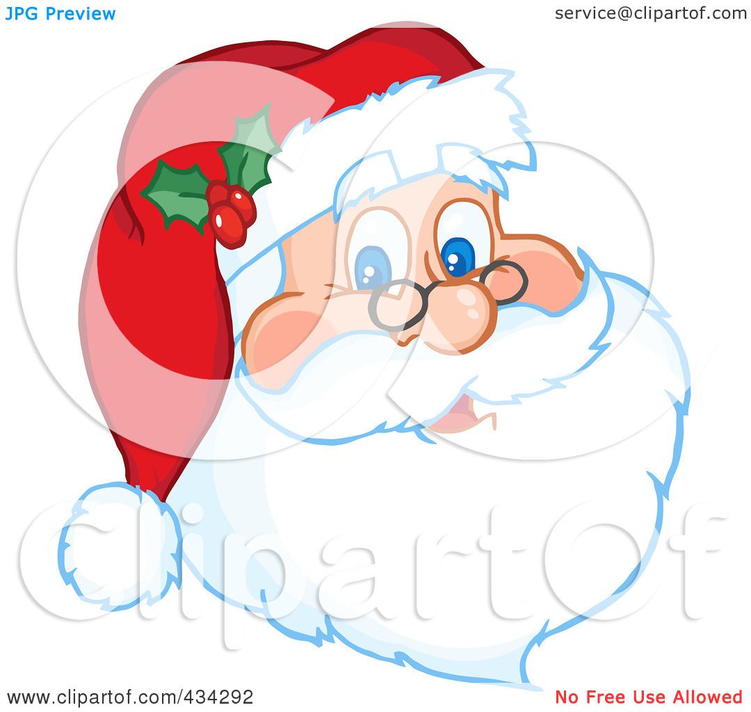 Santa Face Clipart at GetDrawings | Free download