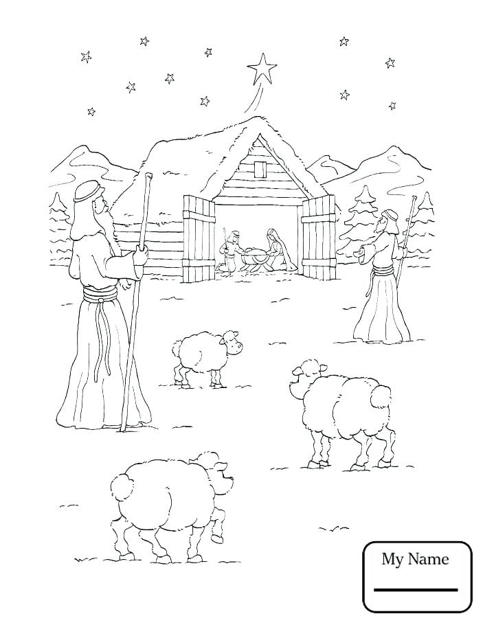 Printable Religious Christmas Coloring Pages at GetDrawings | Free download