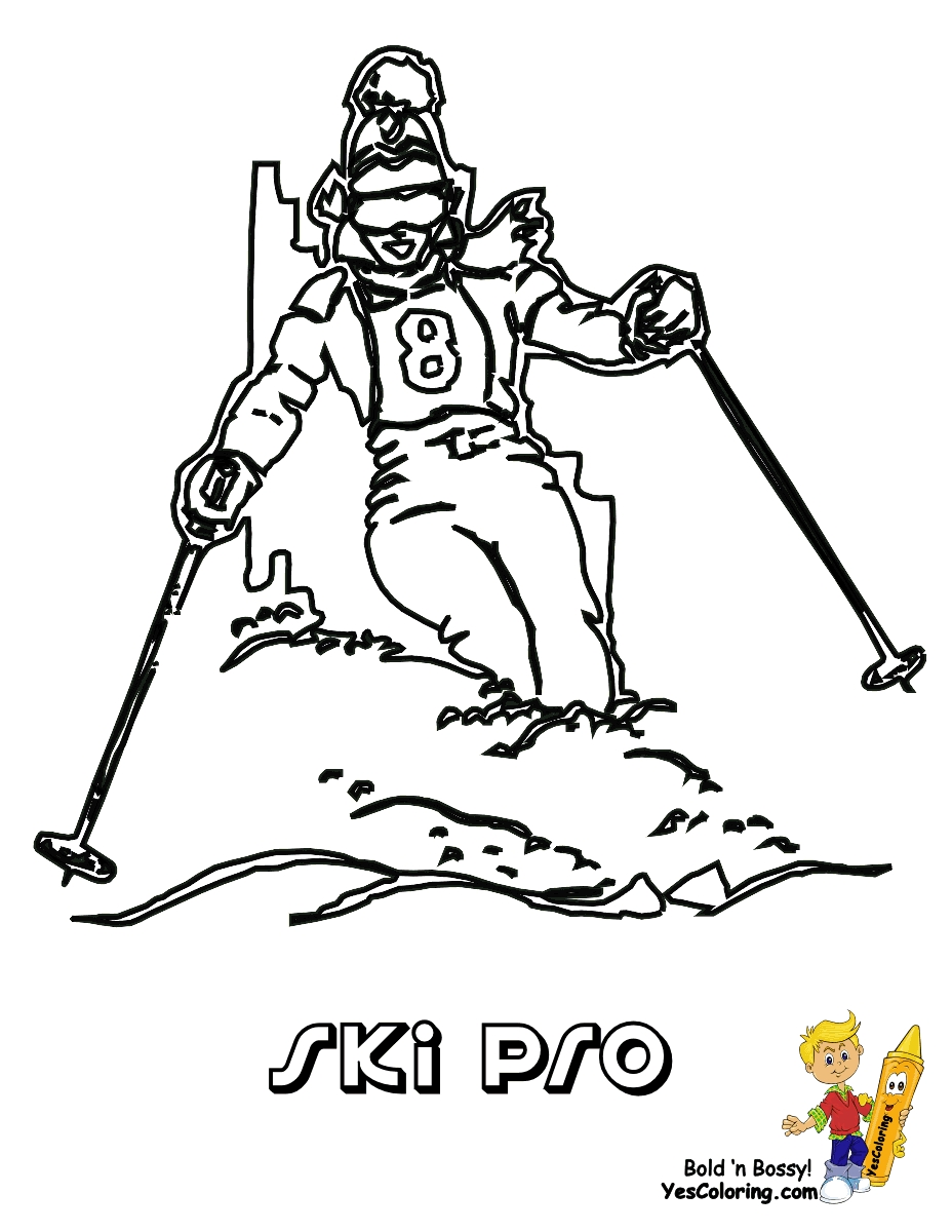 Winter Olympics Coloring Pages at GetDrawings | Free download