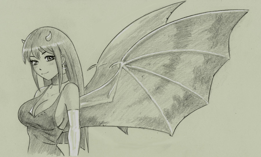 Demon Wing Drawing at GetDrawings | Free download