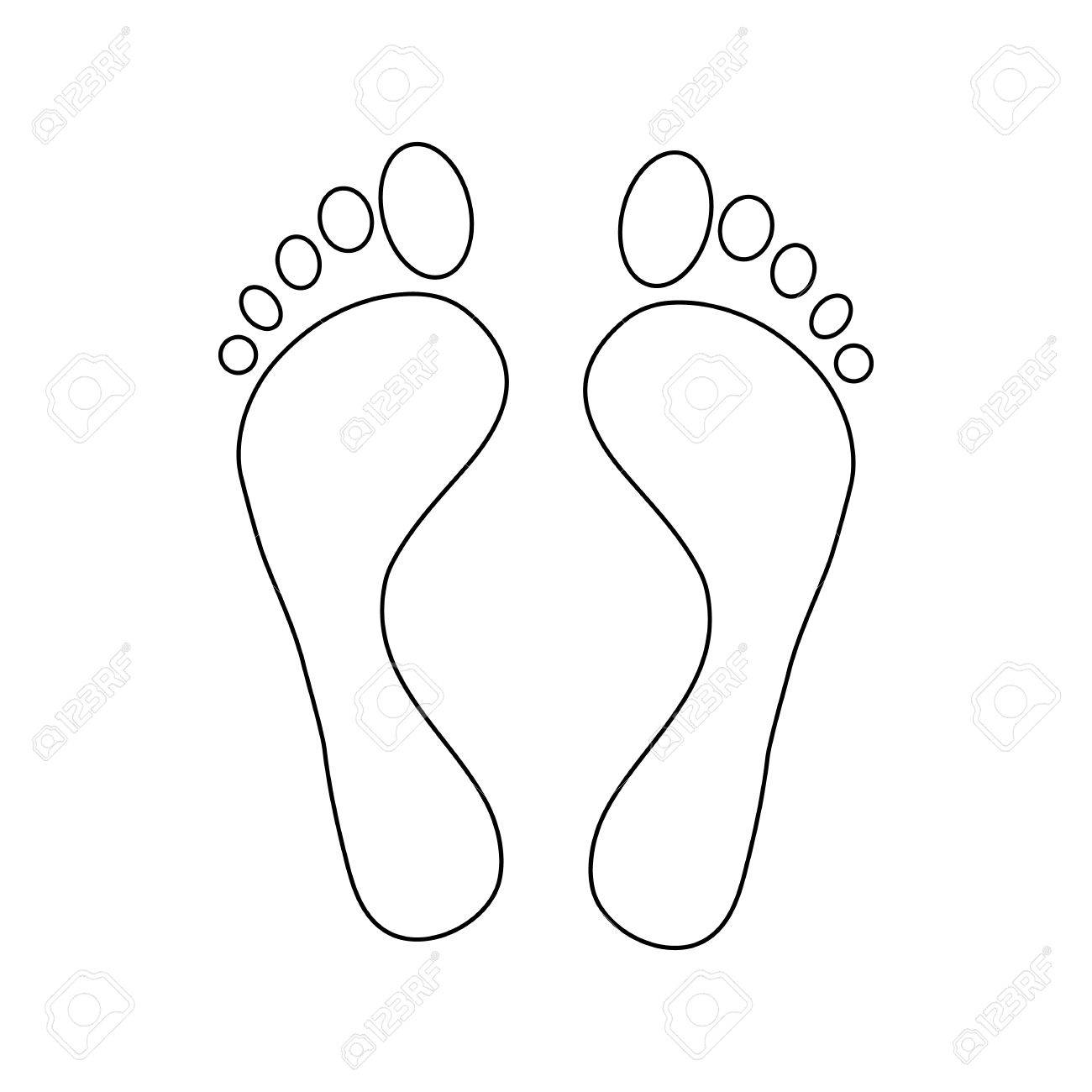 Foot Outline Drawing At GetDrawings Free Download
