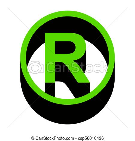 Registered Symbol Vector at GetDrawings | Free download