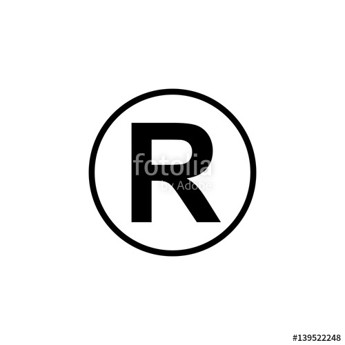 Registered Symbol Vector at GetDrawings | Free download