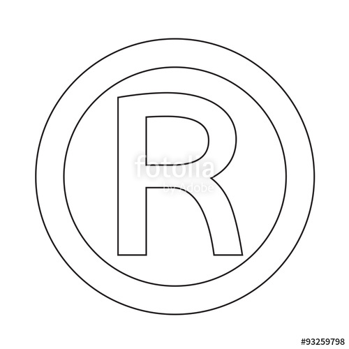 Registered Trademark Symbol Vector at GetDrawings | Free download