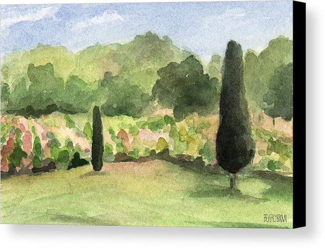 Vineyard Watercolor at GetDrawings | Free download